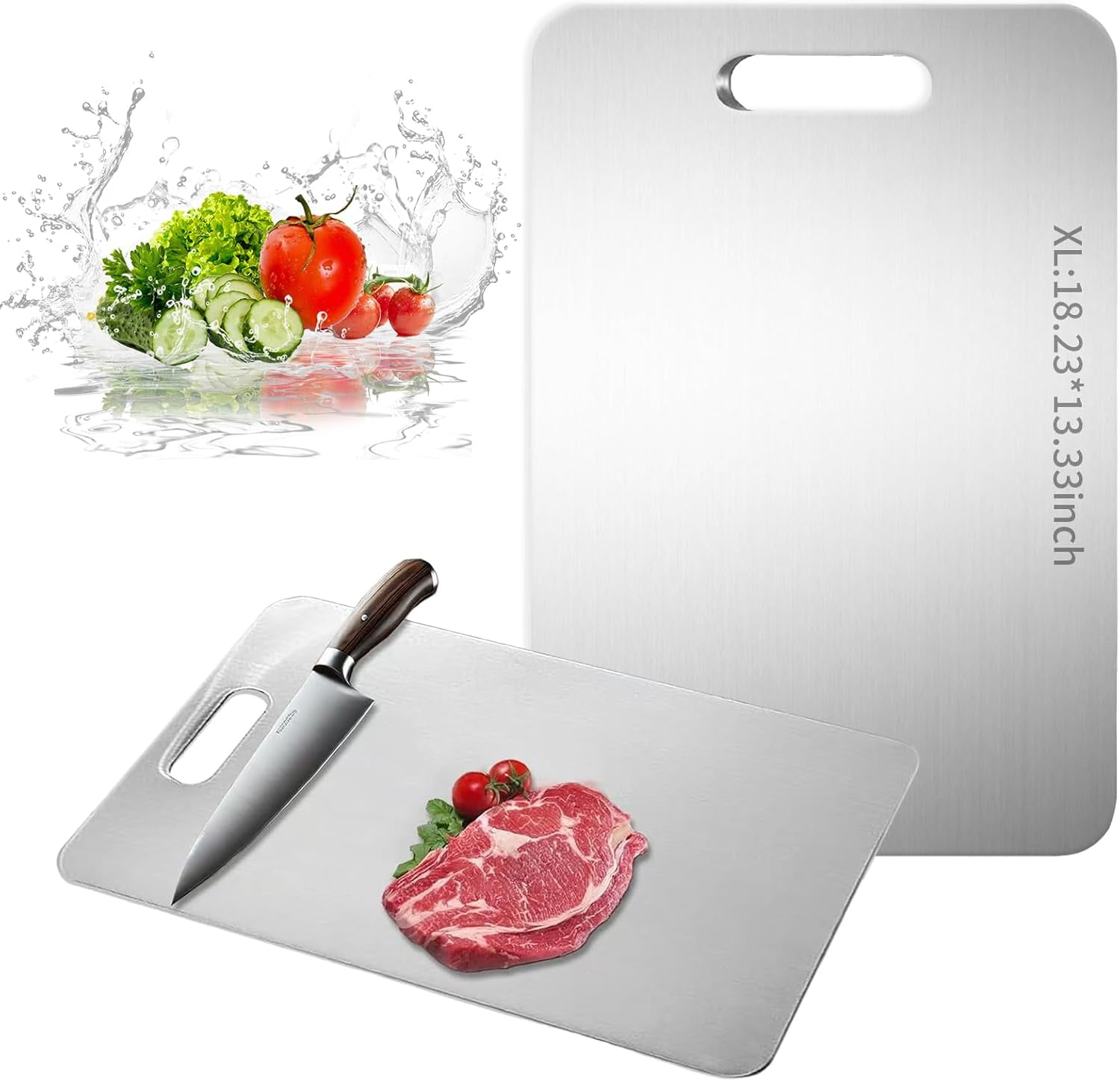 Katuchef Titanium Cutting Board 2025 New Upgrade Pure Titanium Cutting ...