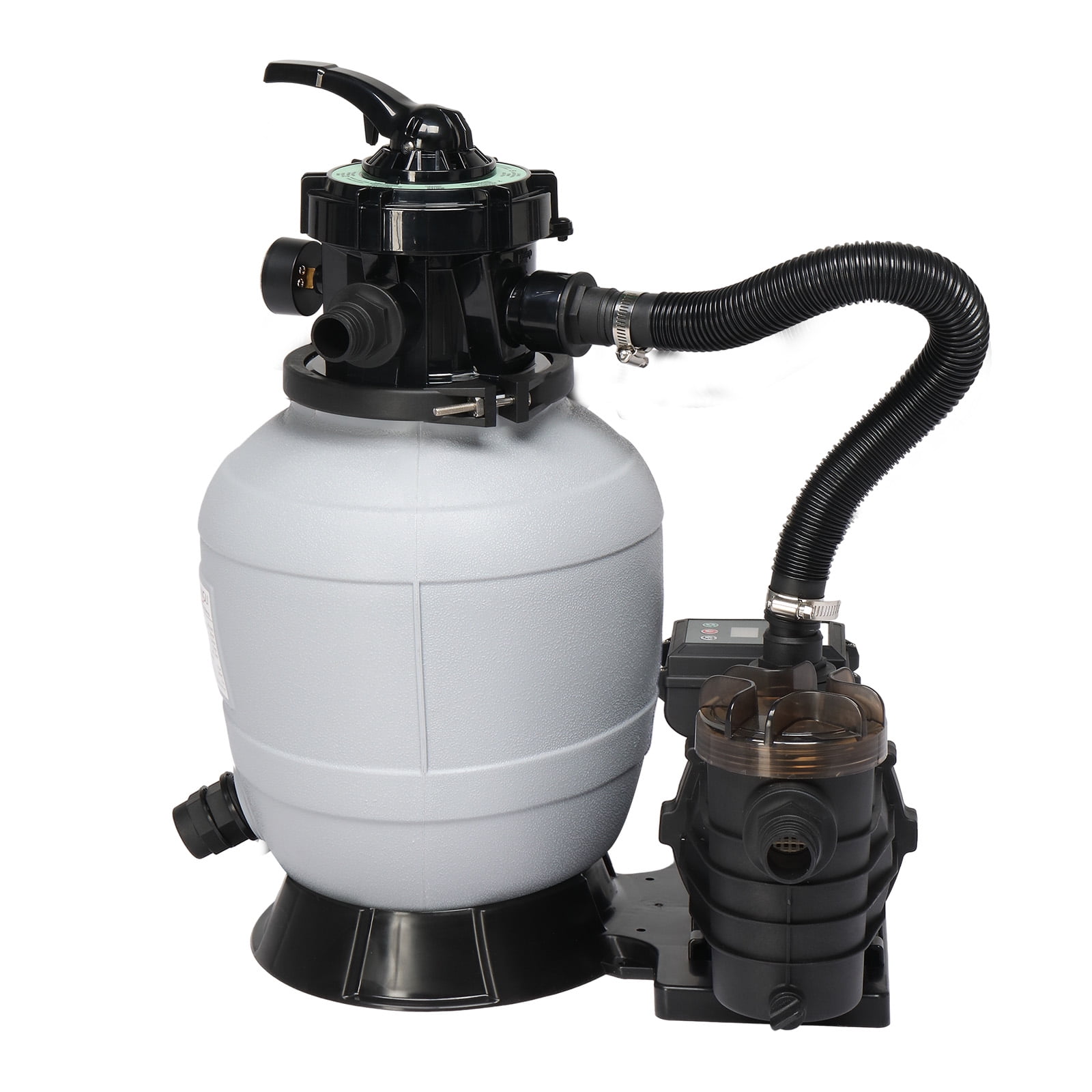 Katxon Sand Pool Filter 12in Tank With 1/2HP Pool Pump, Max 2642GPH for ...