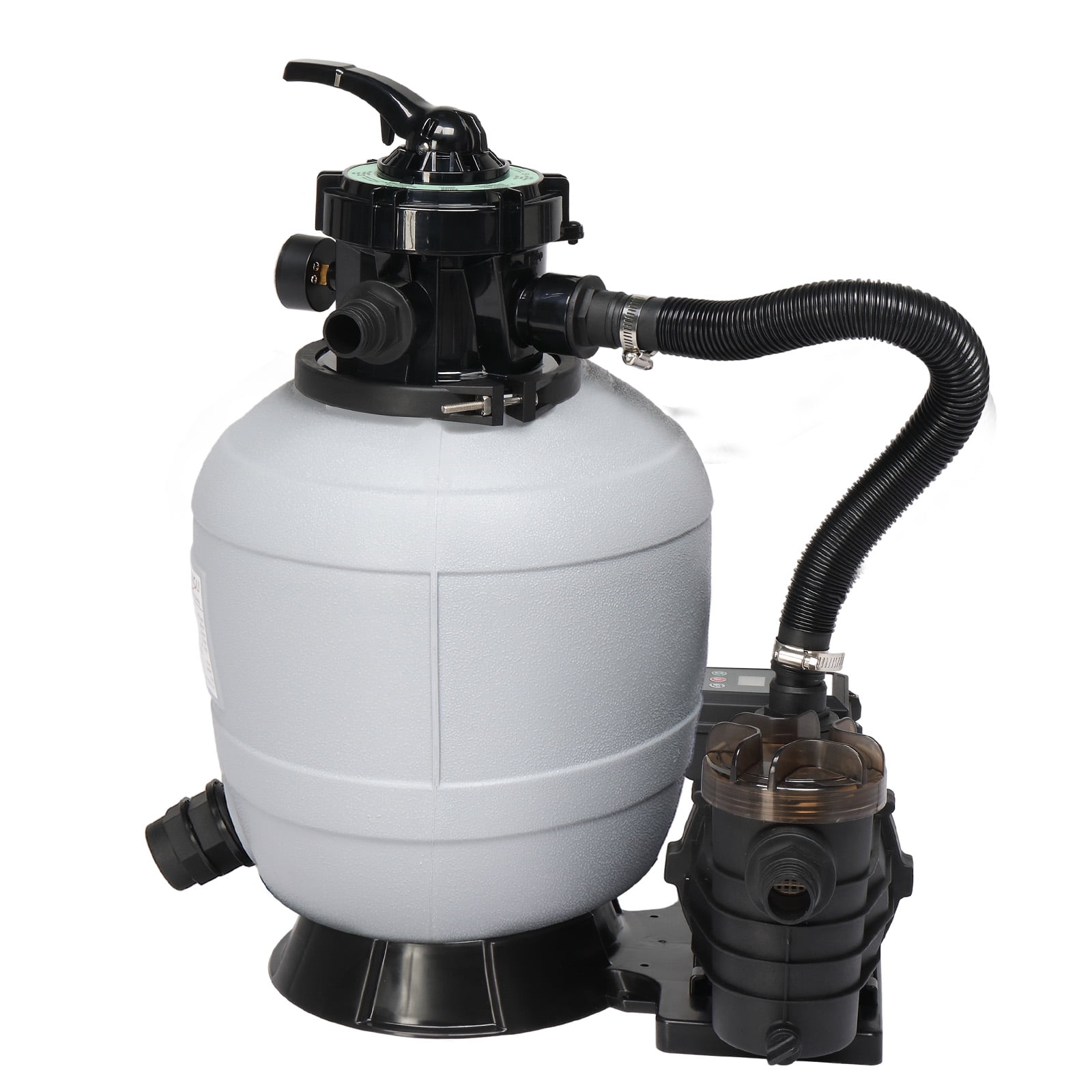 Katxon Sand Pool Filter 13in Tank With 3/4HP Pool Pump, Max 3435GPH for ...
