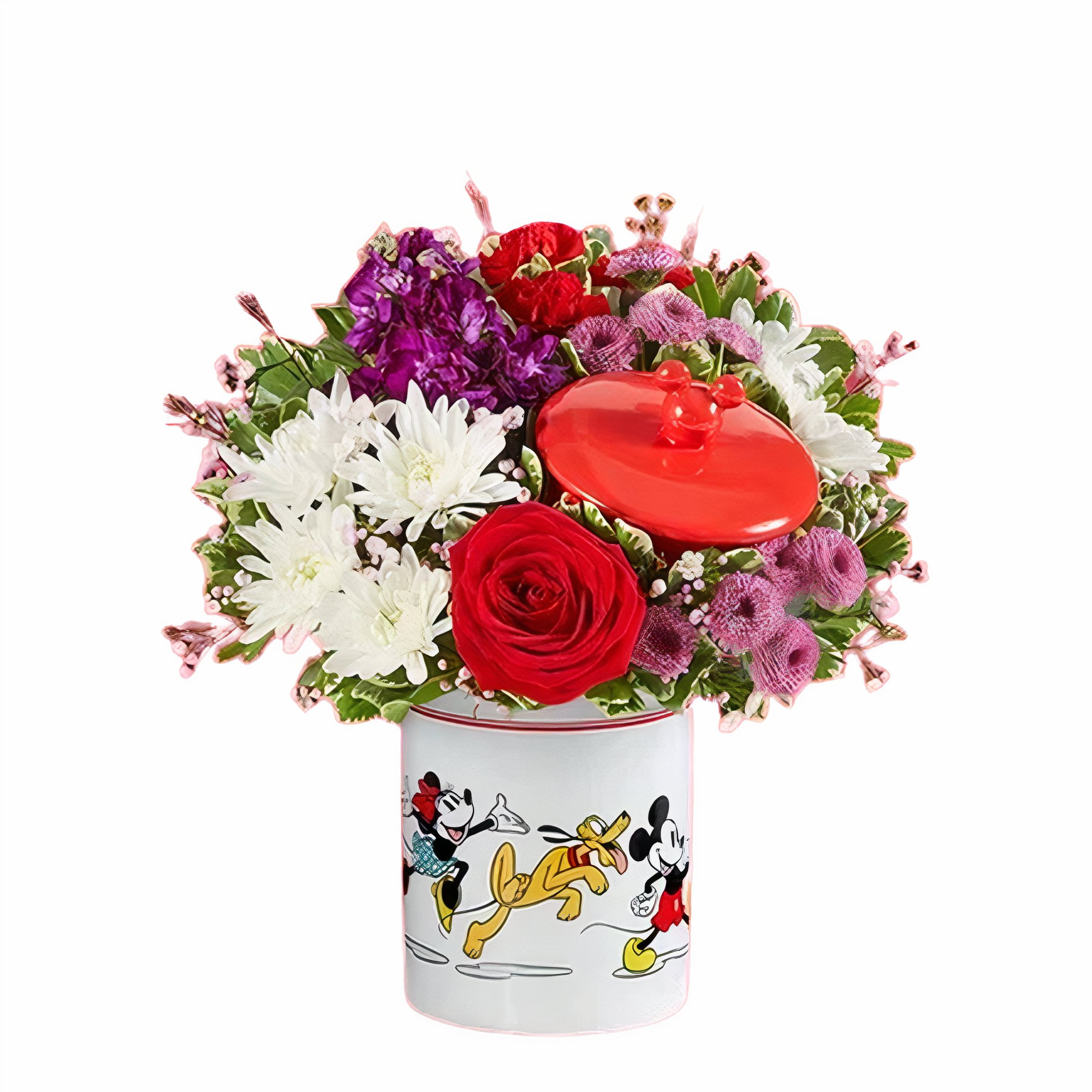 Katy Flower Shop Disney Mickey Mouse & Friends Cookie Jar Romance ...