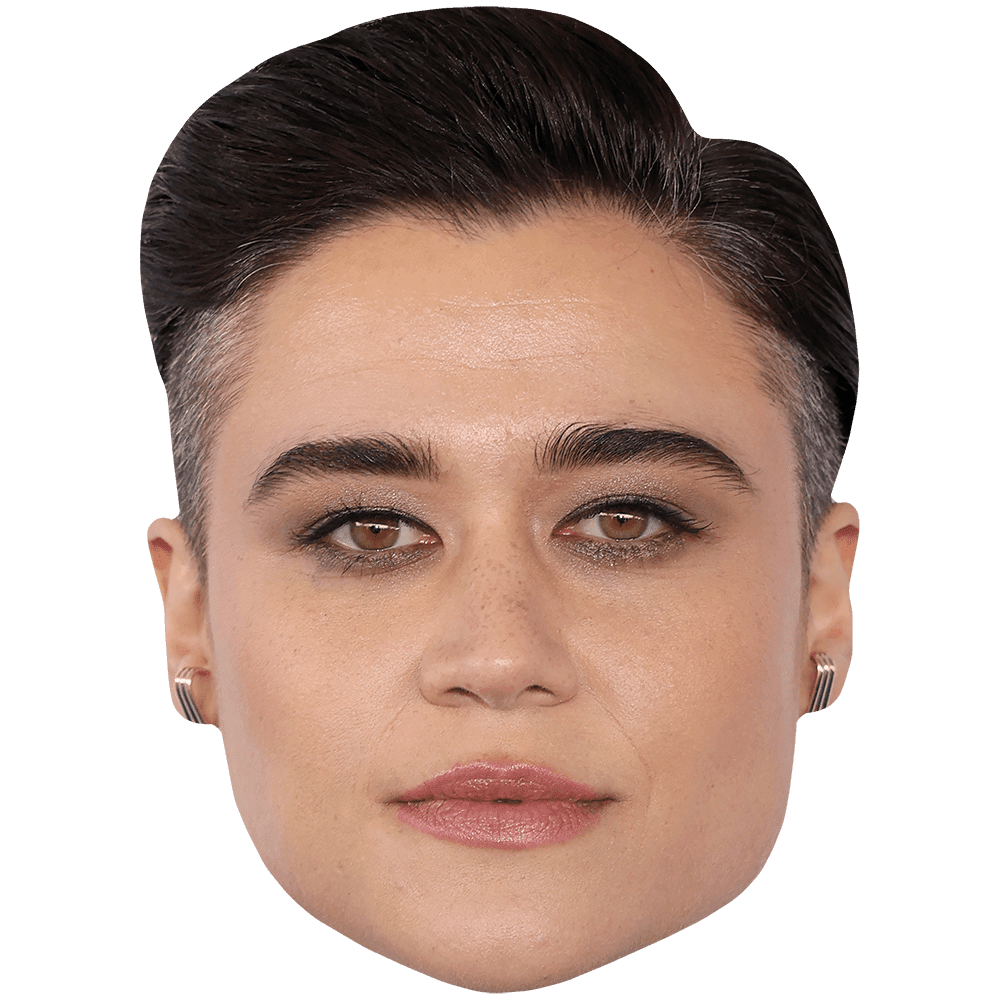 Katy O'Brian (Makeup) Celebrity Mask, Flat Card Face, Fancy Dress Mask ...