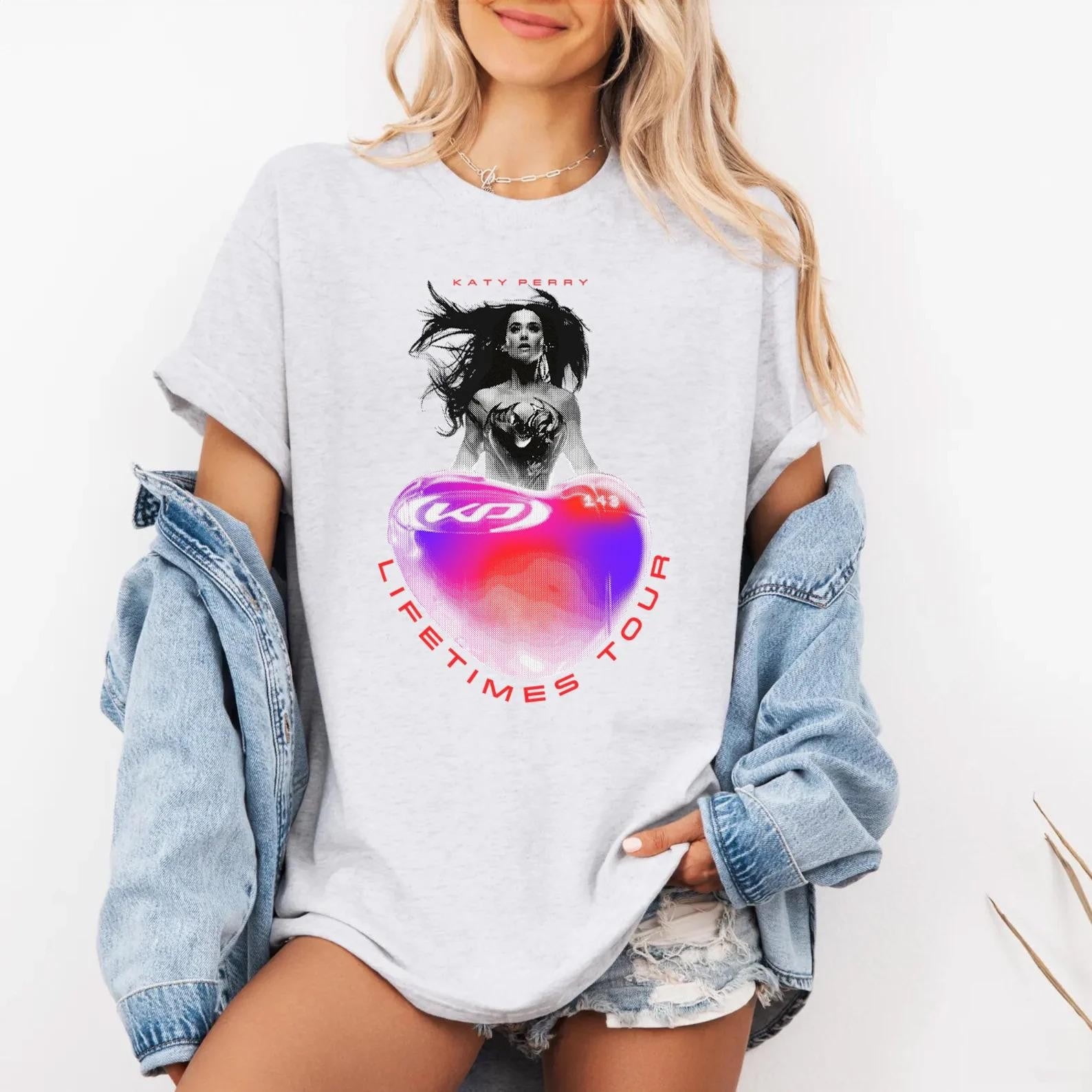Katy Perry 143 Lifetimes Tour T-Shirt Katycat Gift - Walmart.com