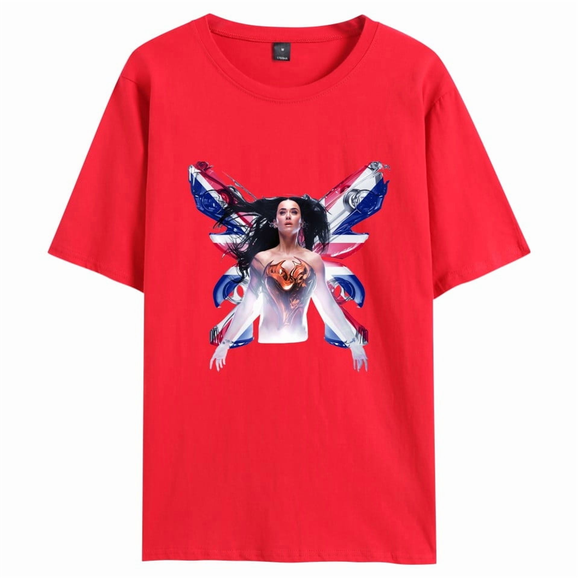 Katy Perry 2025 The Lifetimes Tour Graphic T-Shirt - Unisex Short ...