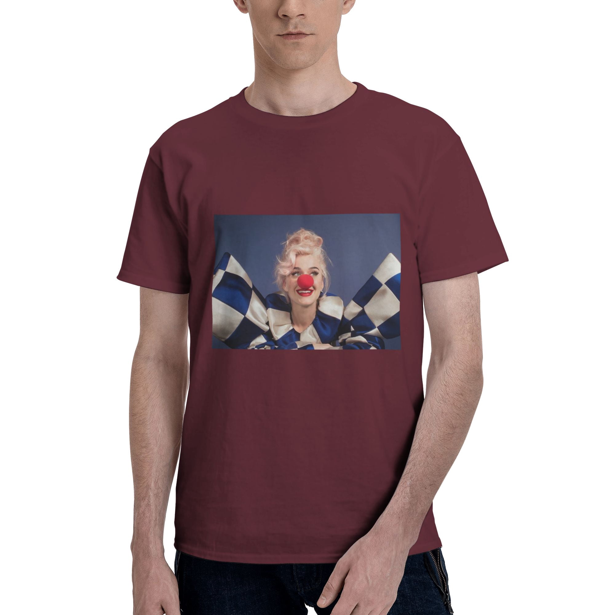 Katy Perry Men's Basic Short Sleeve T-Shirt Brown 6XL - Walmart.com