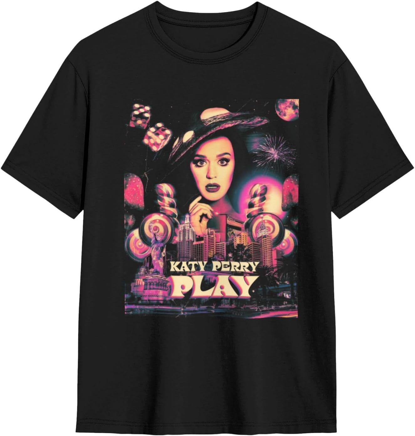 Katy Perry Music T Shirt Womens and Mens Summer Comfortable Tee Cotton ...