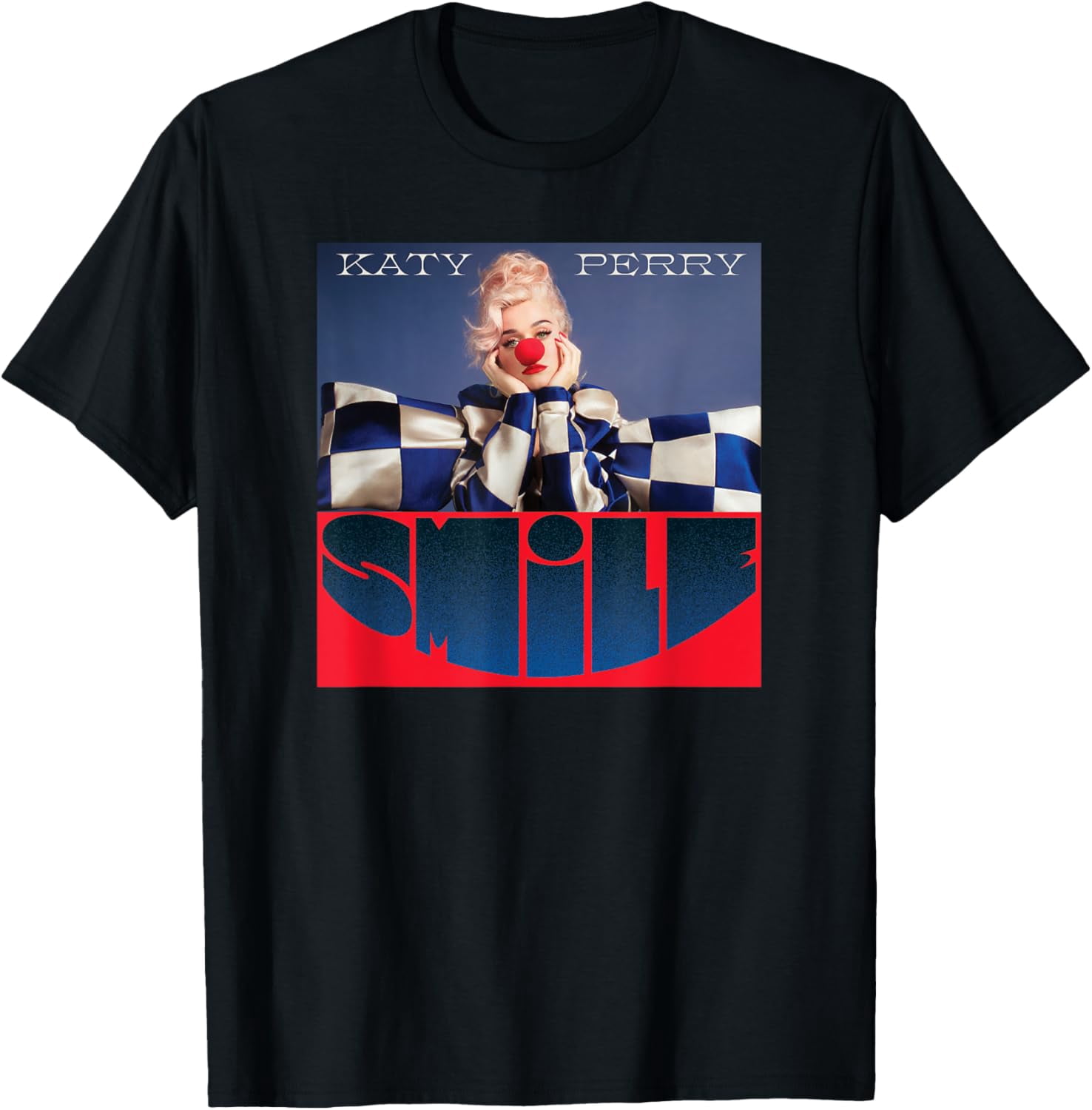 Katy Perry - Smile Black Cotton T Shirt - Walmart.com