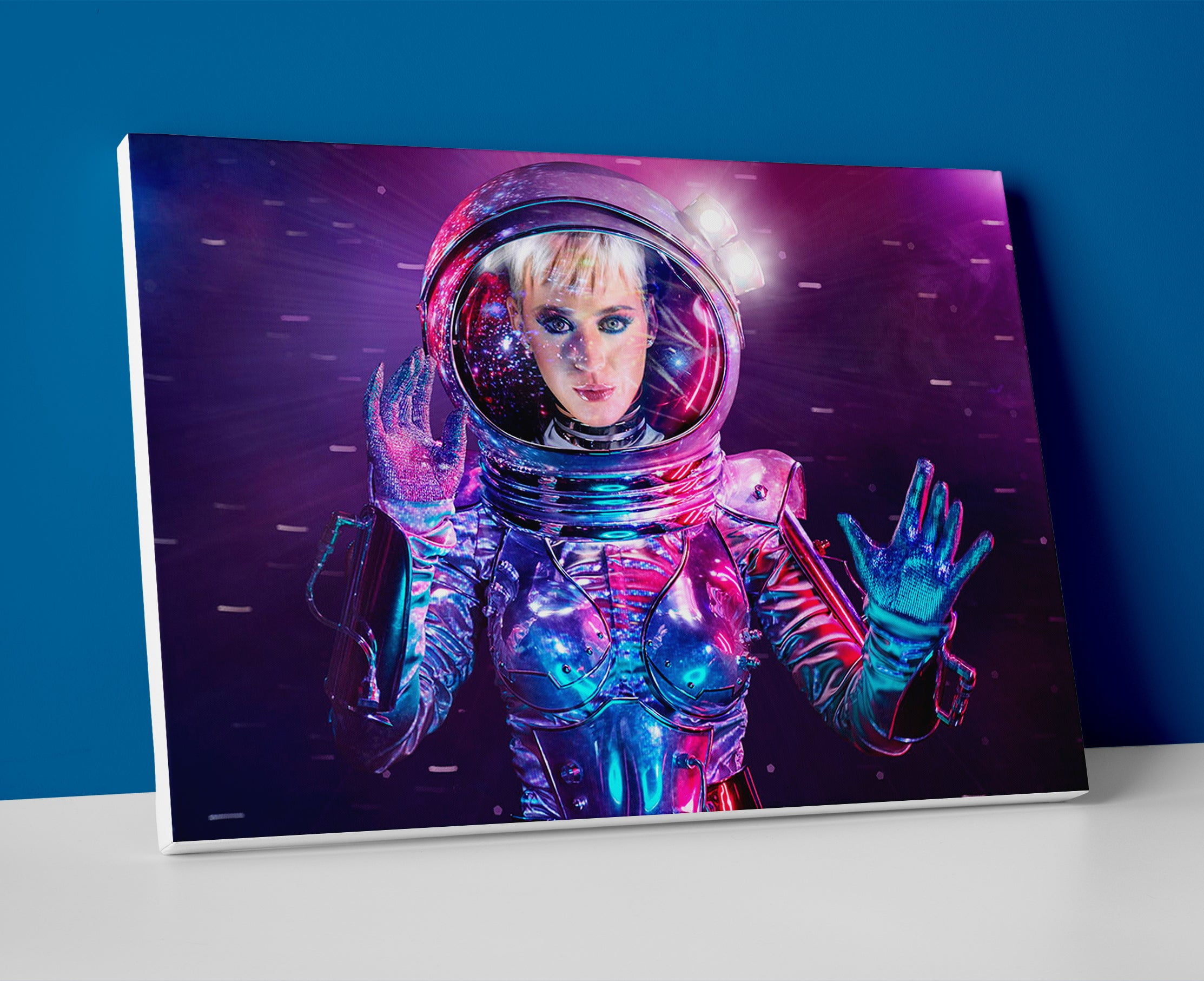 Katy Perry Space Poster or Wrapped Canvas - Walmart.com