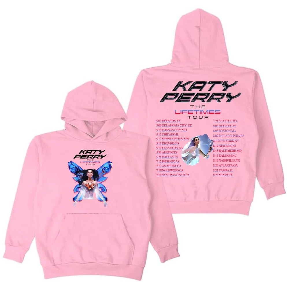 Katy Perry The Lifetimes Tour 2025 Hoodie Long Sleeve Streetwear Men ...