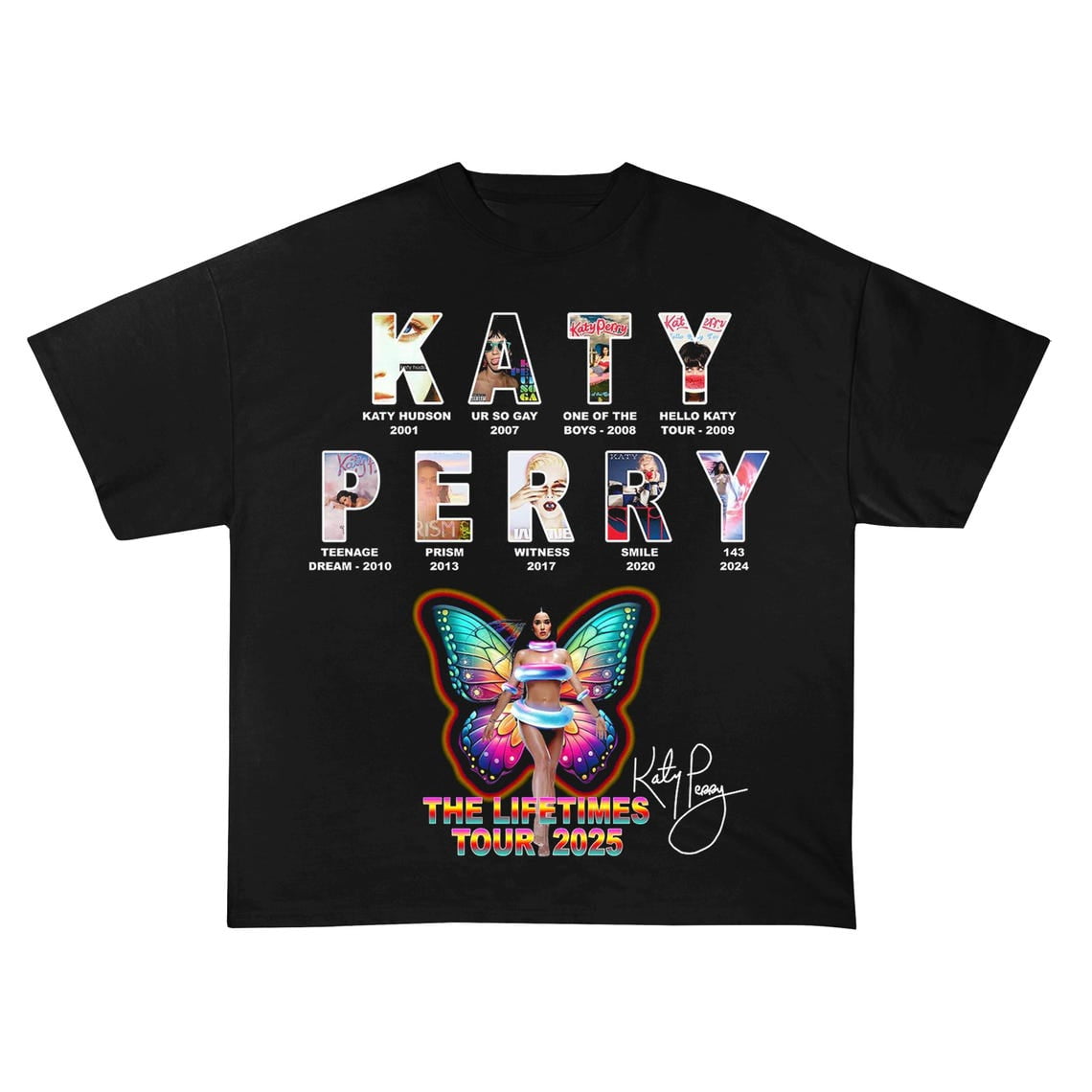 Katy Perry Tour, Katy Perry Graphic Tee Shirt, 2025 Katy Perry Lifetime ...