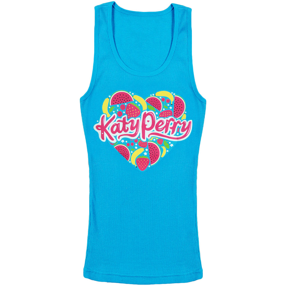 Katy Perry Women's Fruit Love Womens Tank Medium Blue - Walmart.com