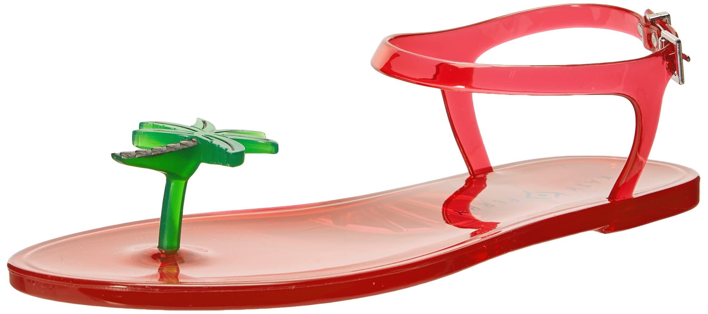 Katy Perry Women's The Geli Flat Sandal, Palm Tree, 7 - Walmart.com