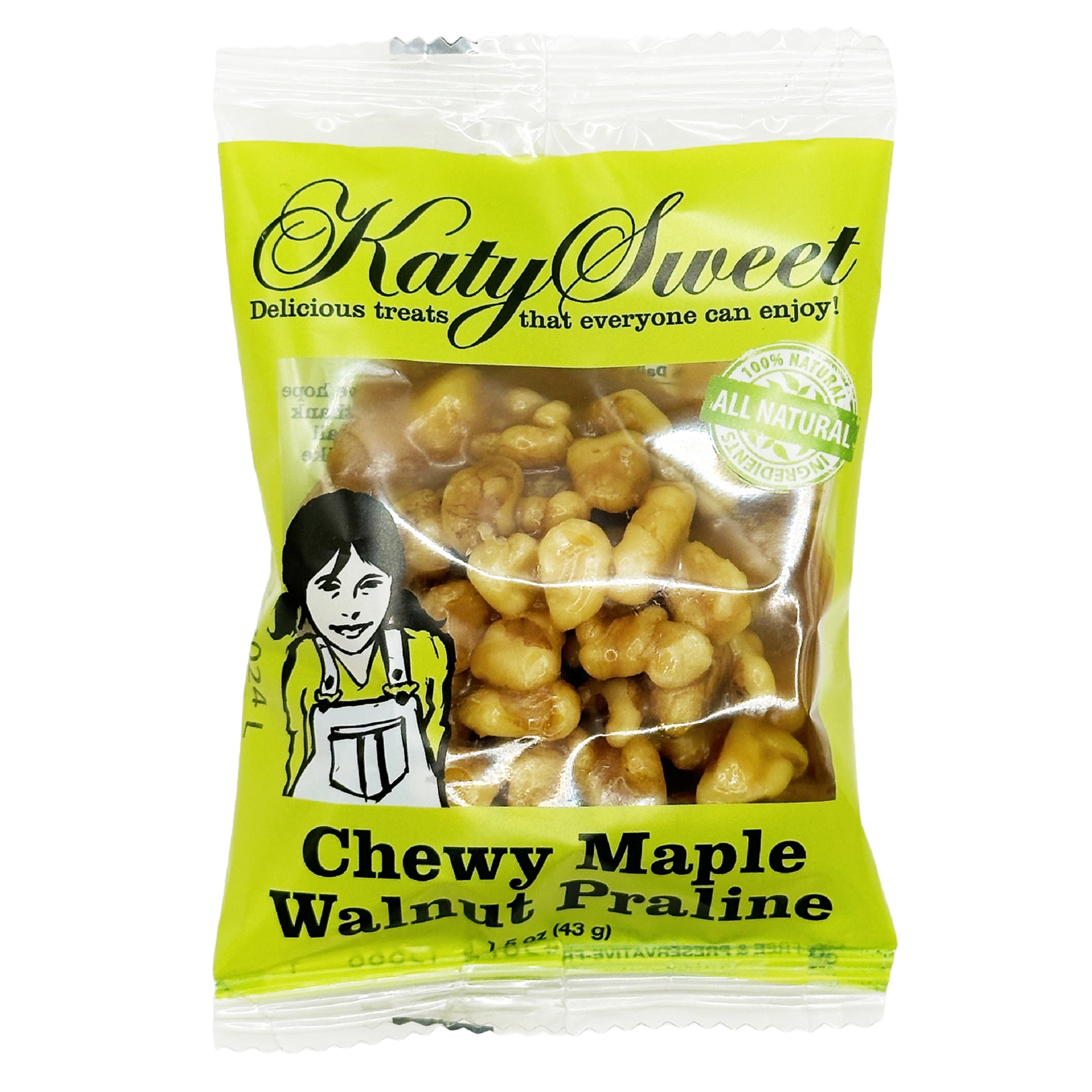 Katy Sweet Chewy Maple Walnut Praline 12 ct. Box - Walmart.com