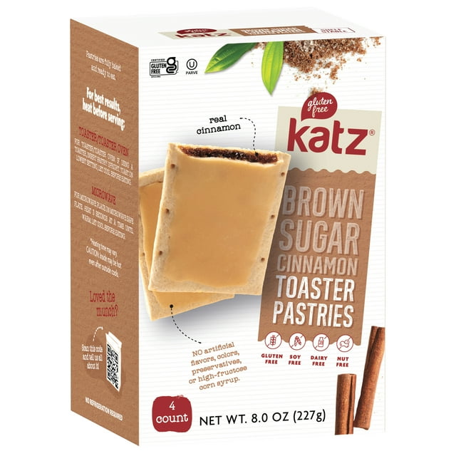 Katz Gluten-Free Cinnamon Sugar Instant Breakfast Toaster Pastries ...