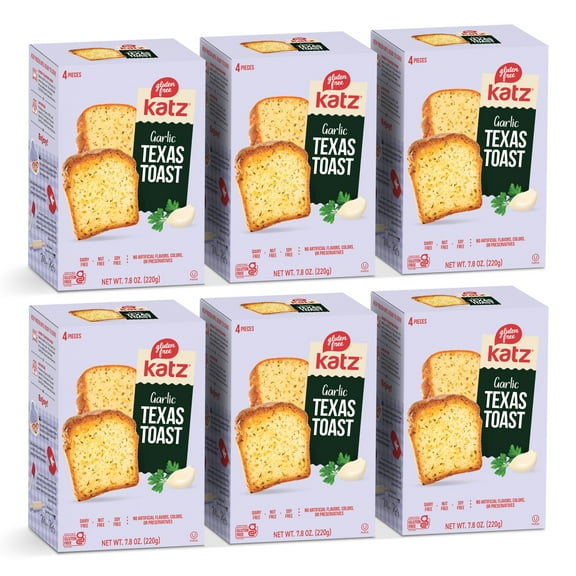 New York Bakery Gluten Free Real Garlic Texas Toast, 11.5 oz (6 Count ...