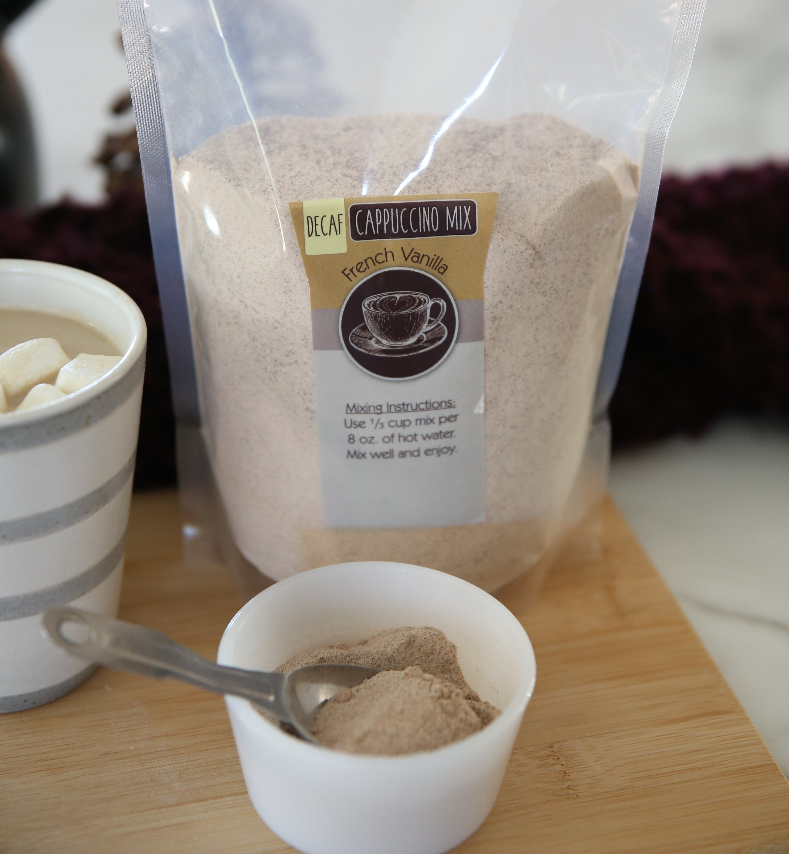 Kauffman Orchards Decaf French Vanilla Instant Cappuccino Hot Drink Mix ...