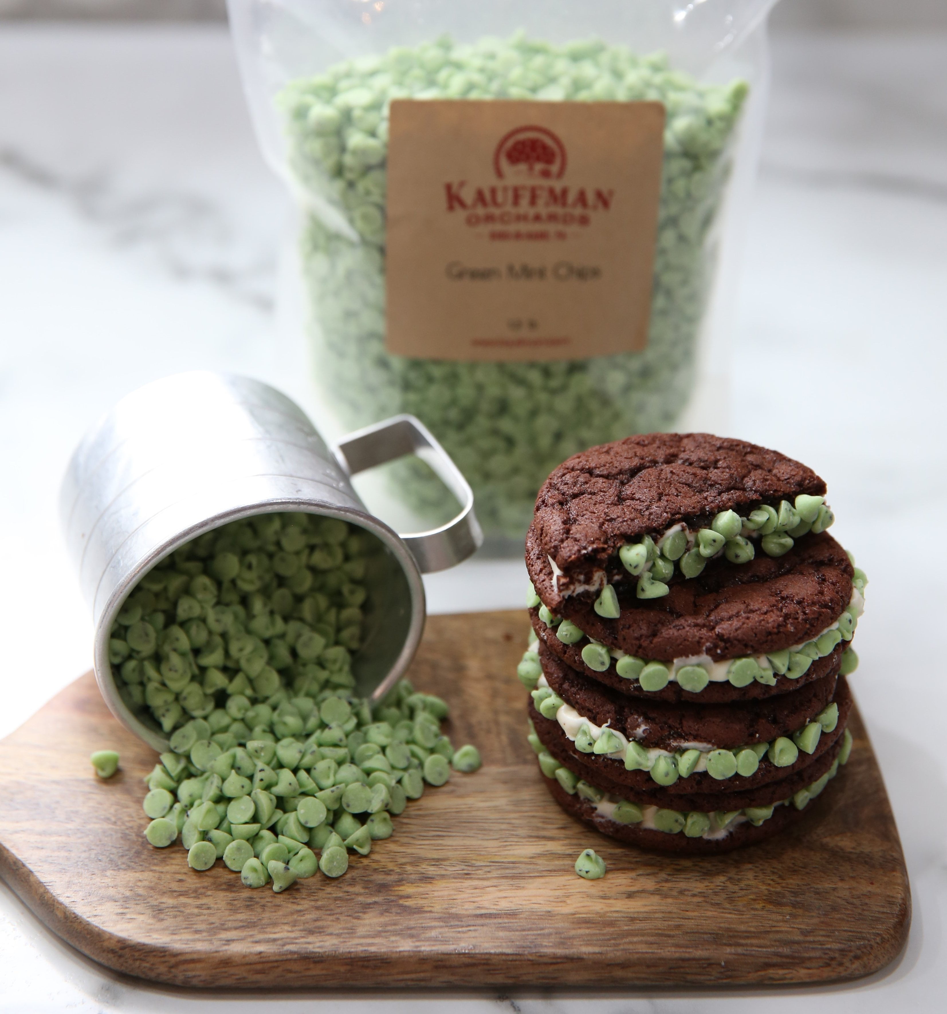 Kauffman Orchards Mint Drops, Green Cookie Baking Bits, 2 Pound Bag ...