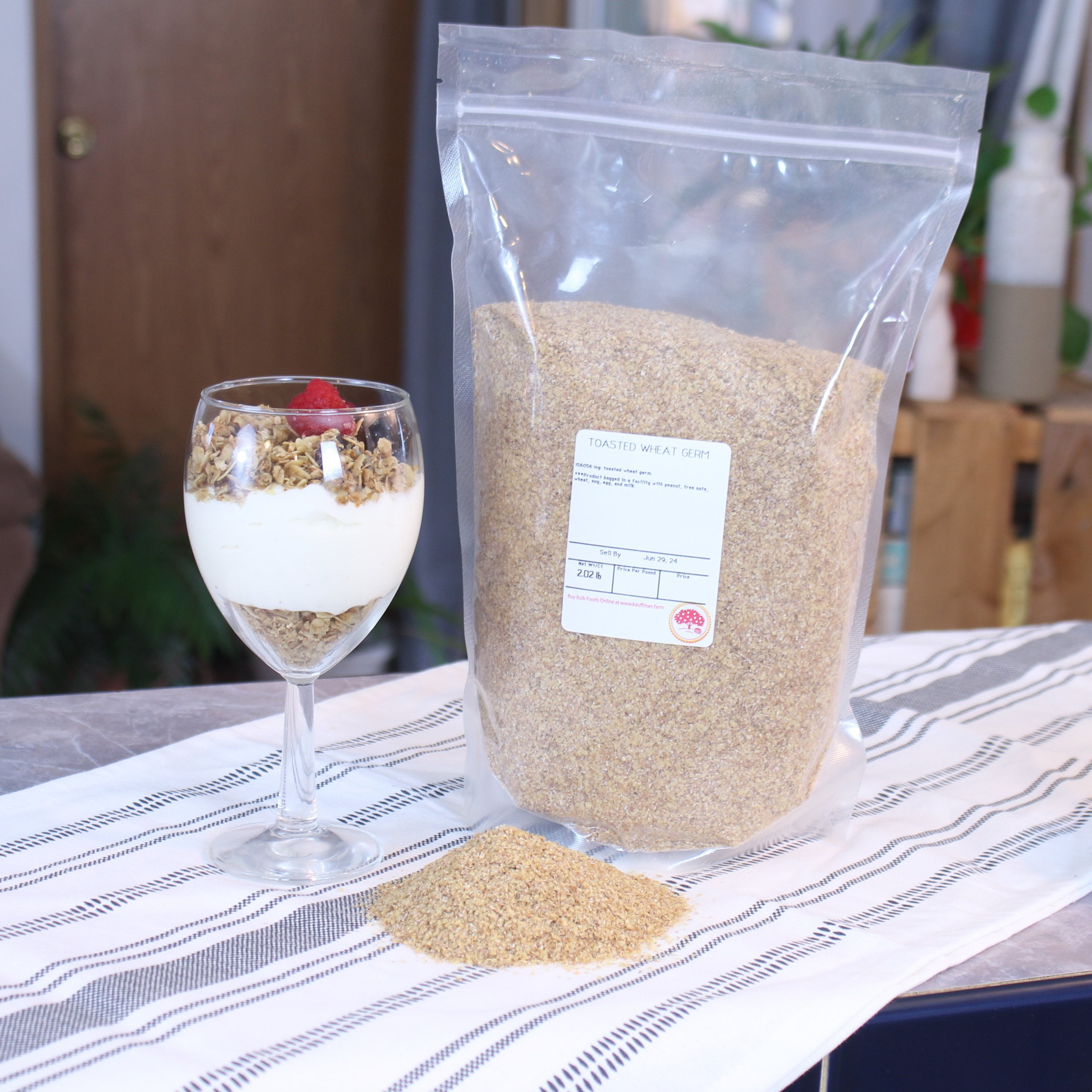 Kauffman Orchards Toasted Wheat Germ, Non-GMO, Bulk 2 Lb. Bag - Walmart.com