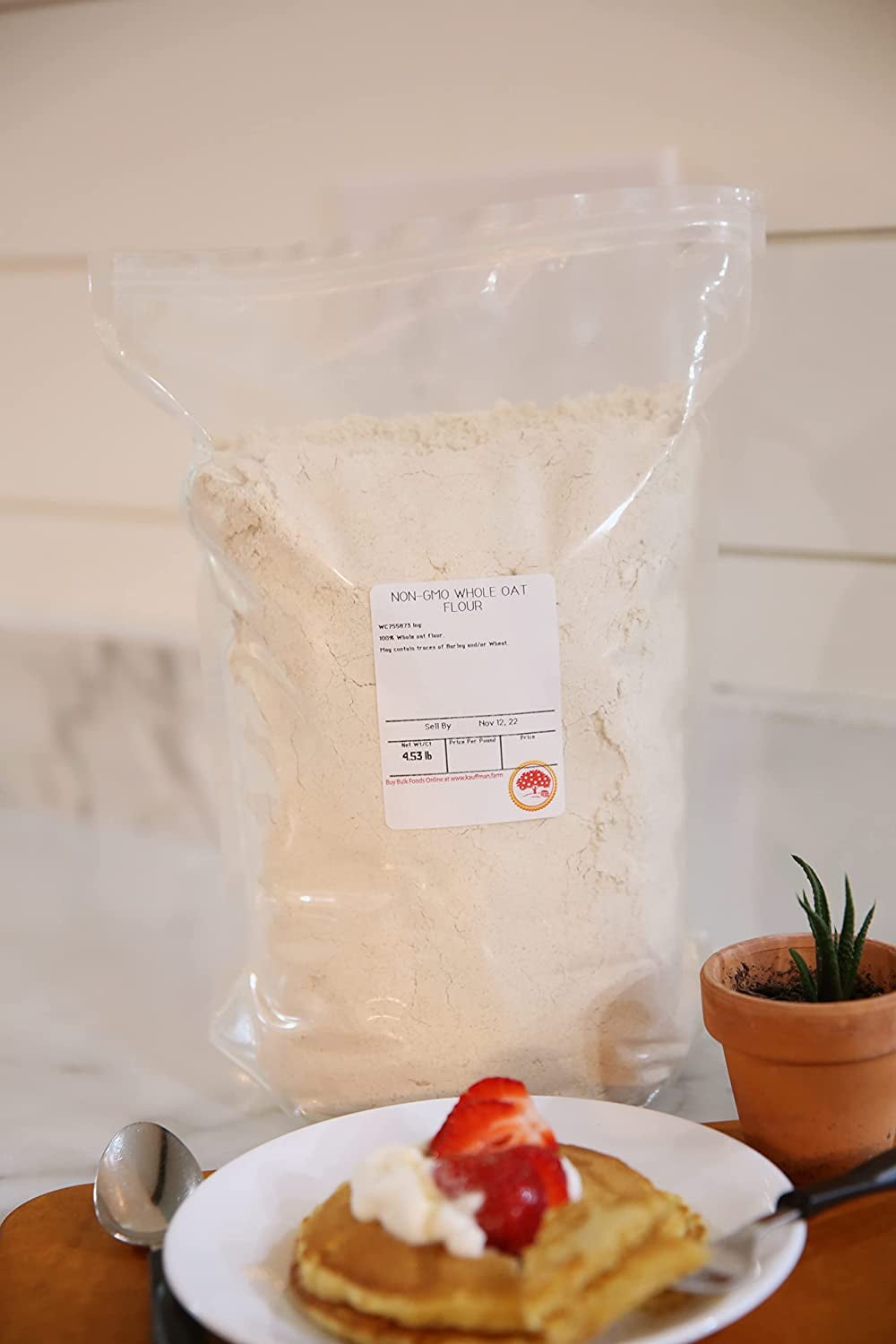 Kauffman Orchards Whole Oat Flour In Bulk, For Baking Without Wheat ...