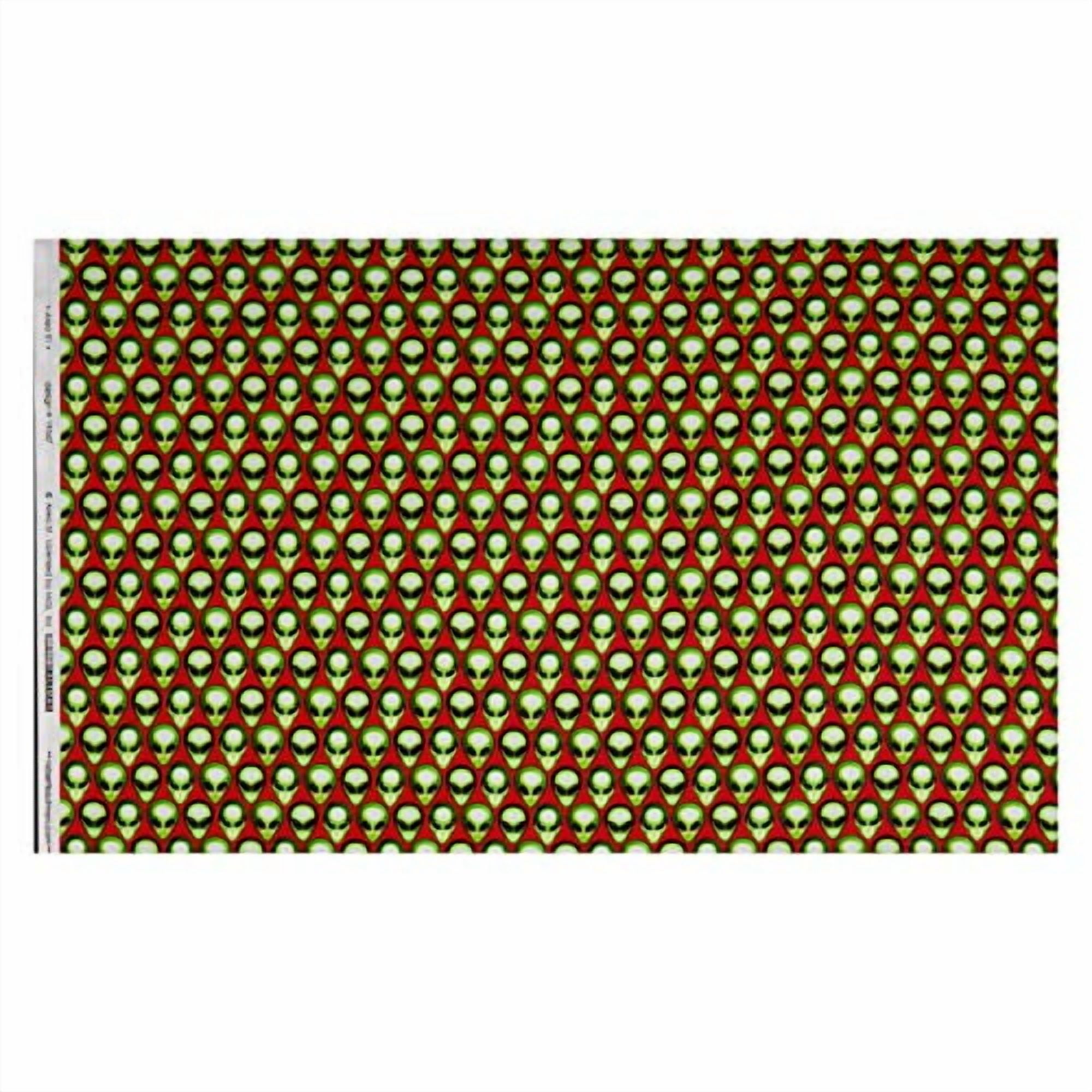 Kaufman Area 51 Alien Heads Flame, Fabric by the Yard - Walmart.com