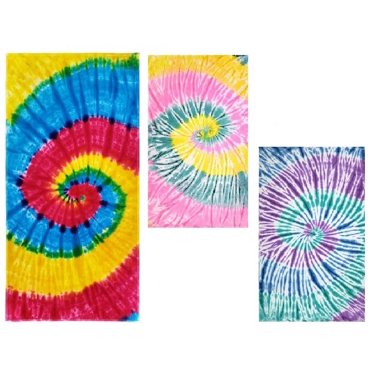 Kaufman - 6 Pack Terry Beach & Pool Towel of Assorted Colors - 30in x ...