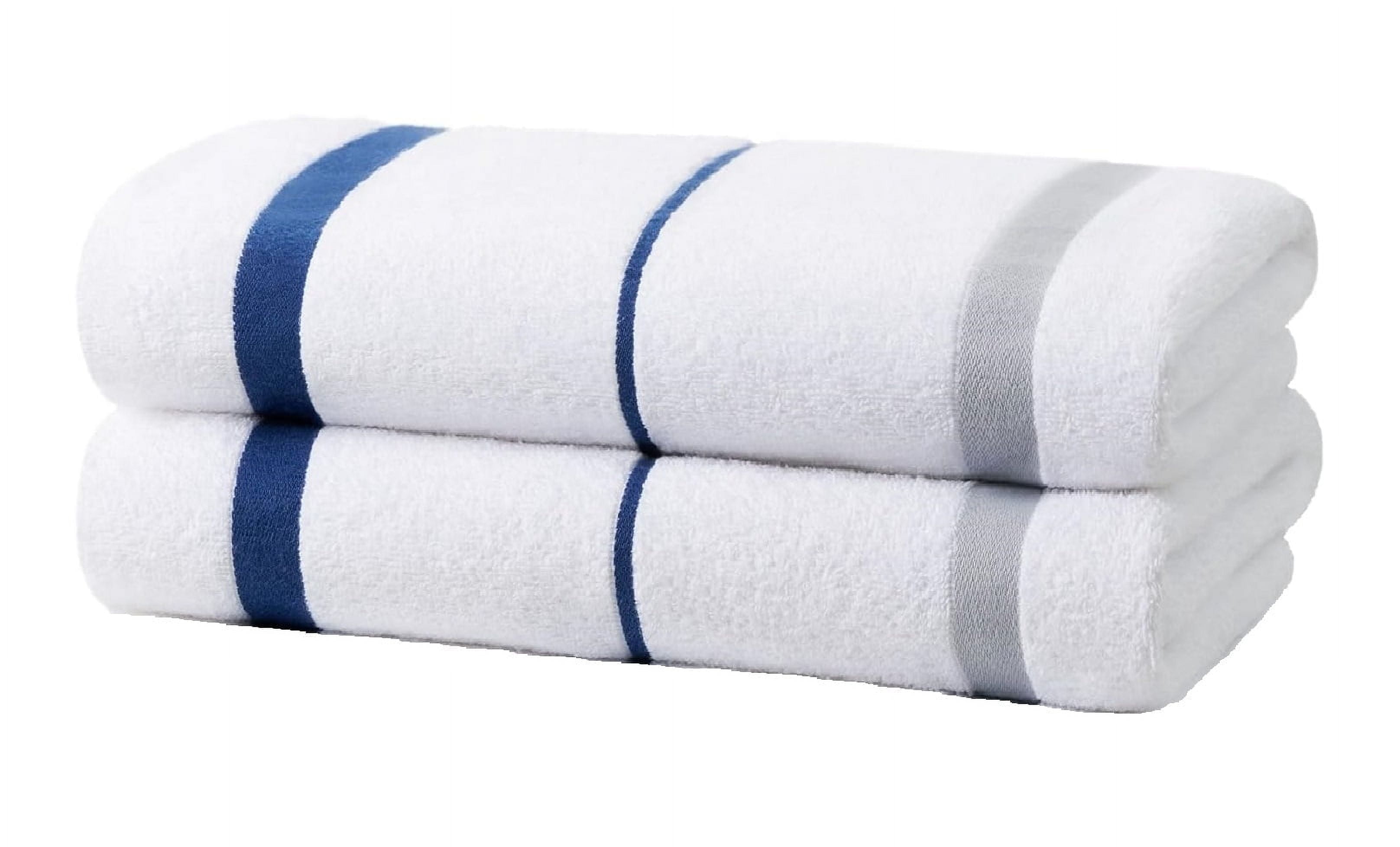 Kaufman - Terry Horizontal Sailor Stripes Beach Pool Towels - Set of 2 ...