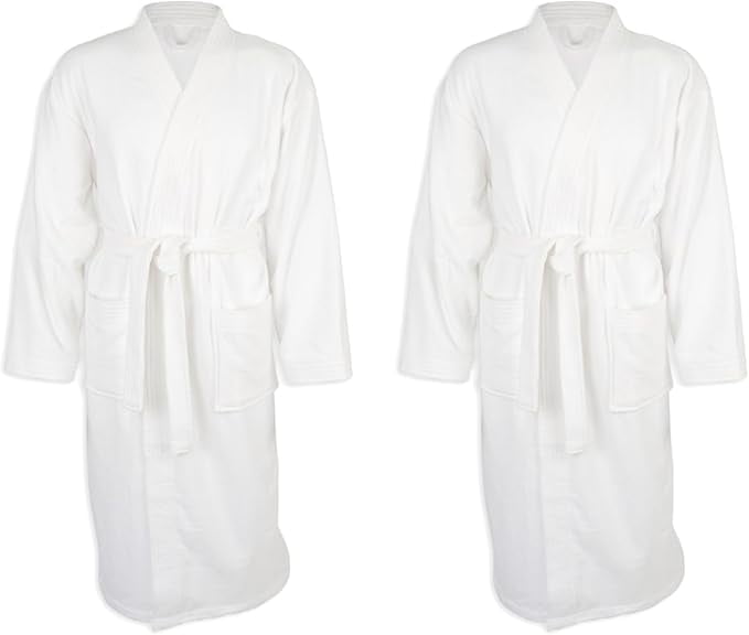 Kaufman Velour & Waffle Robes - Shawl Collar, "Mr & Mrs" Embroidered 2 ...
