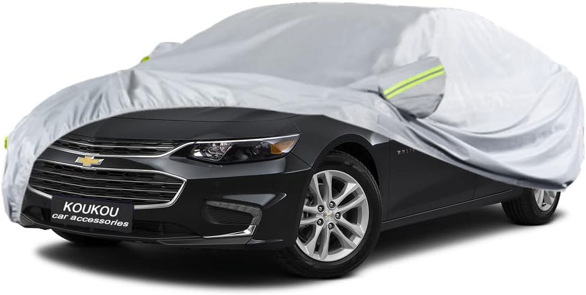 Kaugung 6 Layers Car Cover Custom Fit Chevy Malibu from 2016 to 2023 ...