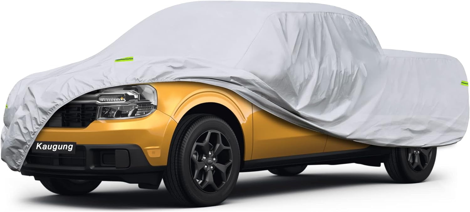 Kaugung Waterproof Truck Cover Fit Ford Maverick from 2021 to 2023, 6 ...