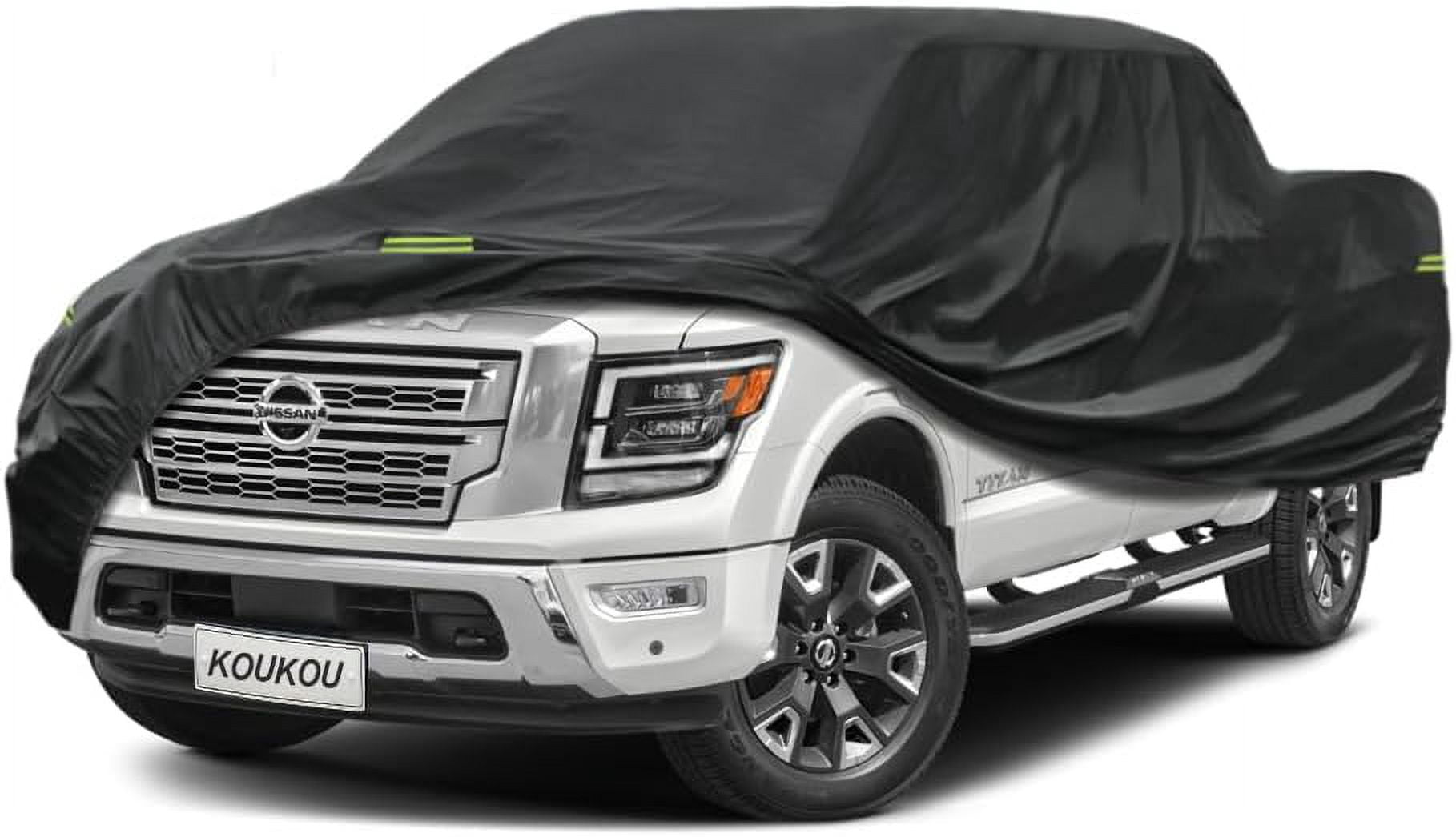 Kaugung Waterproof Truck Cover Fit Nissan Titan from 2004 to 2023 (Crew ...
