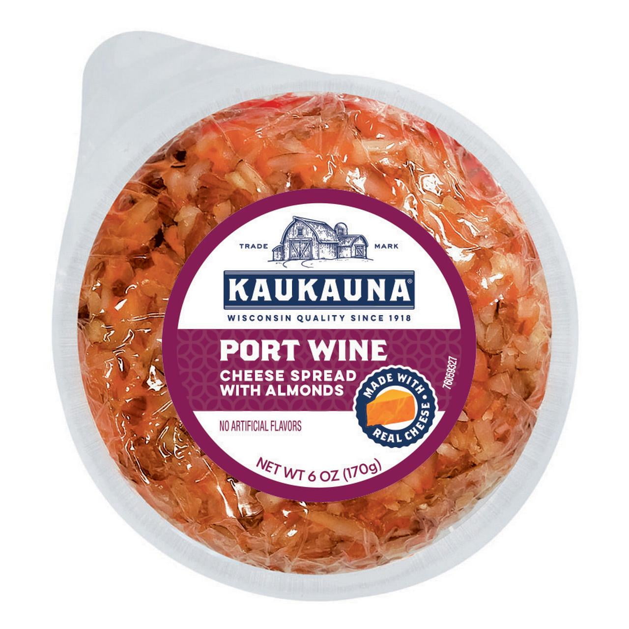 Kaukauna® Port Wine Spreadable Cheese Ball, 6 oz, Refrigerated ...