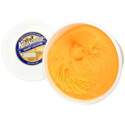 Kaukauna Sharp Cheddar Cheese Spread, 10 Pound Pail -- 2 per case ...