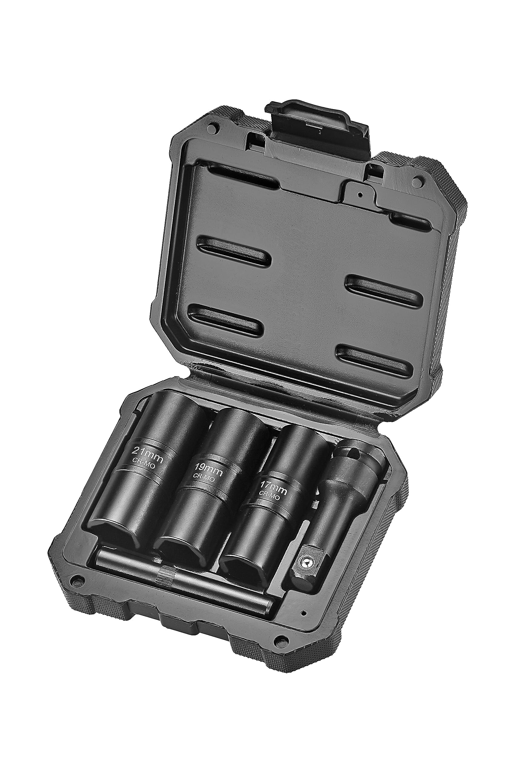 Kauplus 5PCS 1/2-Inch Damaged Bolt Extractor Flip Socket Set, Rounded ...