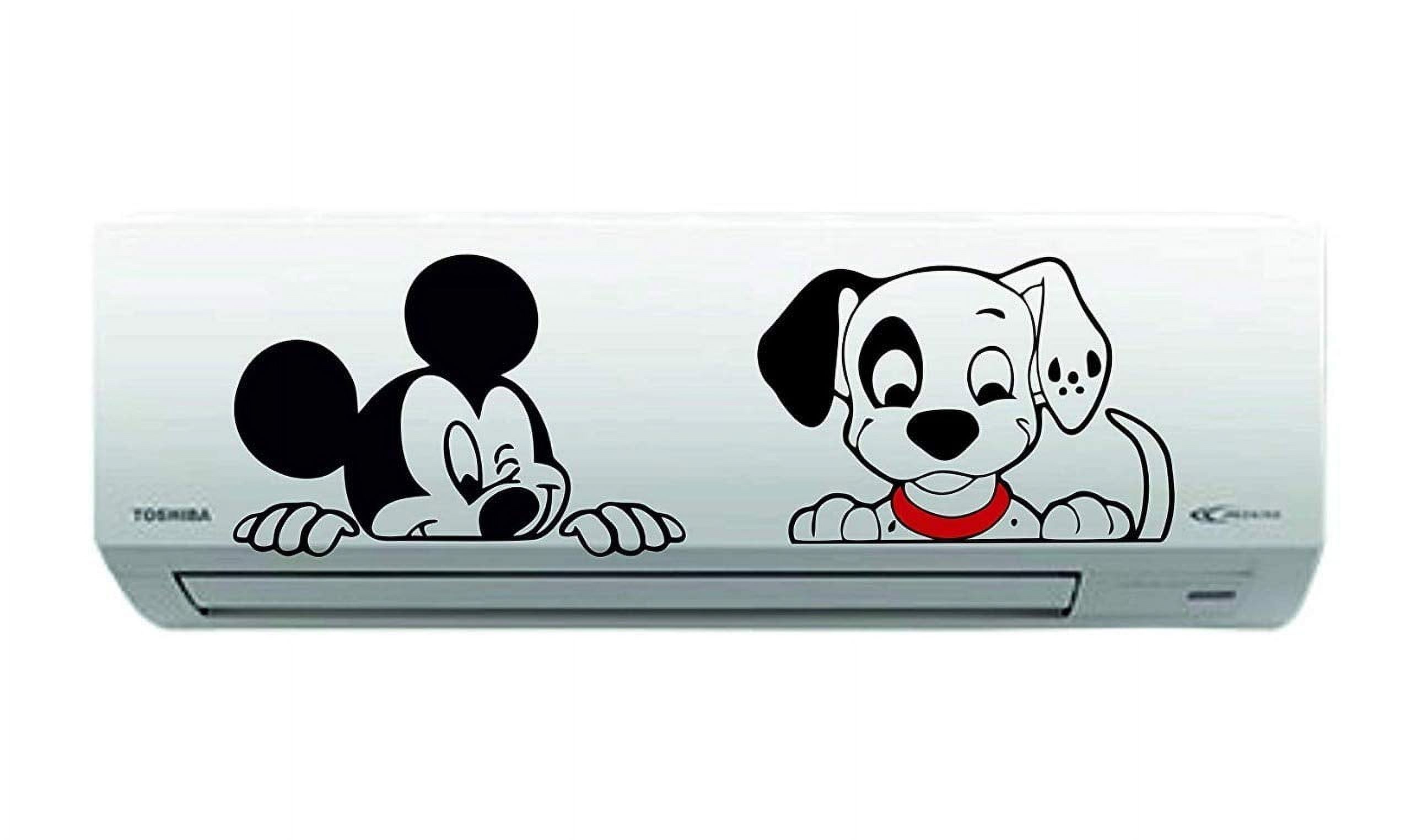 Kaushiki Collection Cartoon Air Conditioner Wall Sticker Medium Size ...