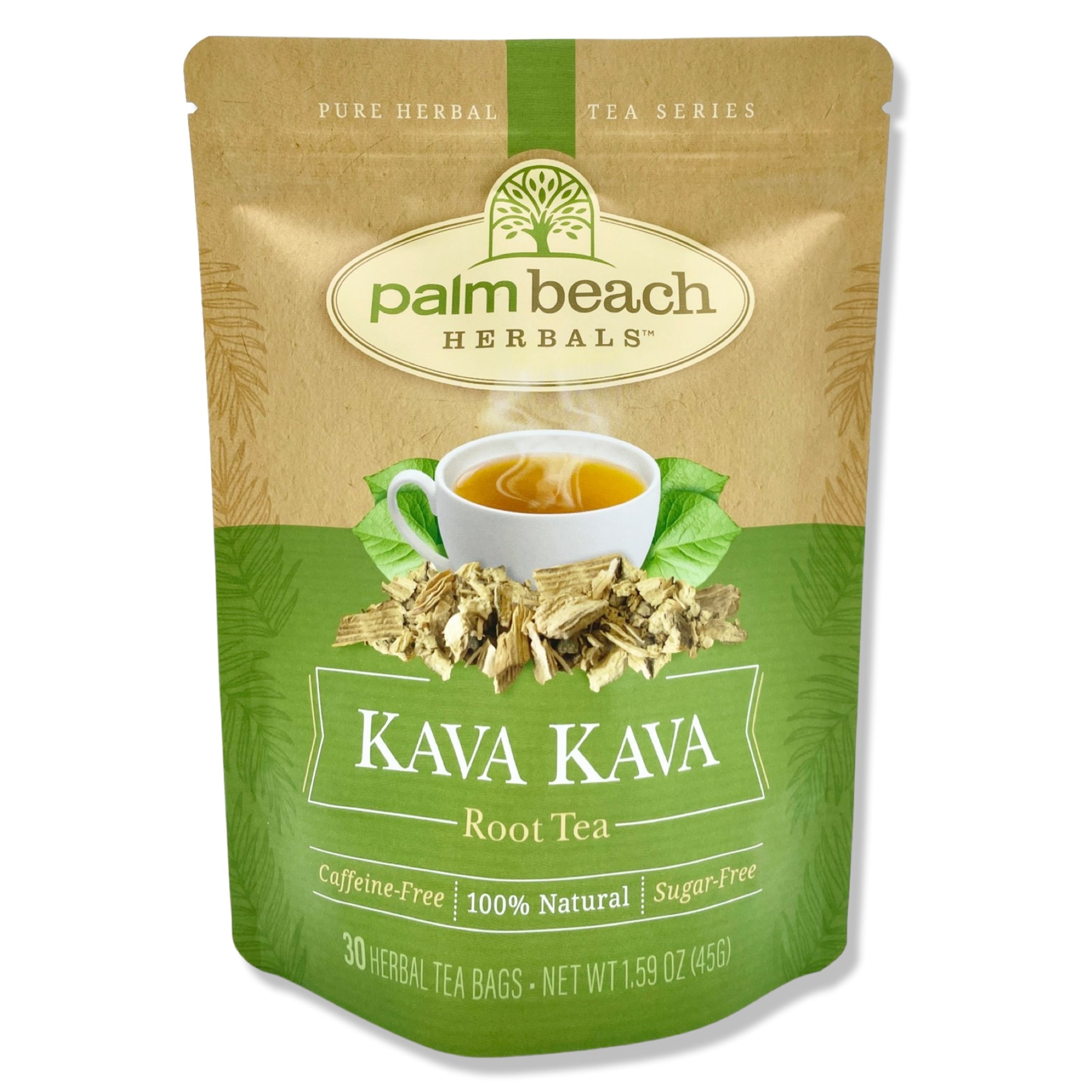 Palm Beach Herbals Kava Kava Root Herbal Tea Bags - Walmart.com
