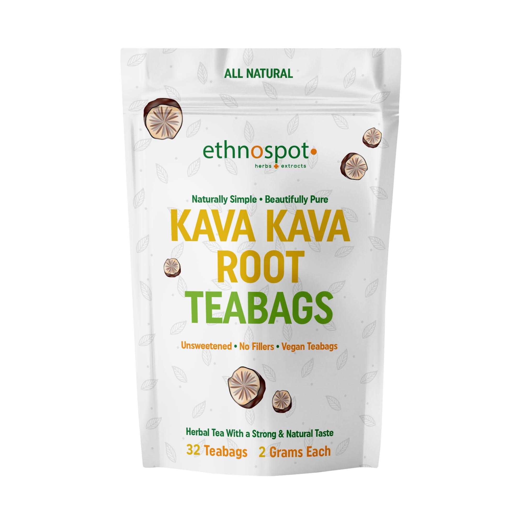Kava Kava Root Teabags - Kava Kava Tea Pure - 100% Natural Herbal Tea ...