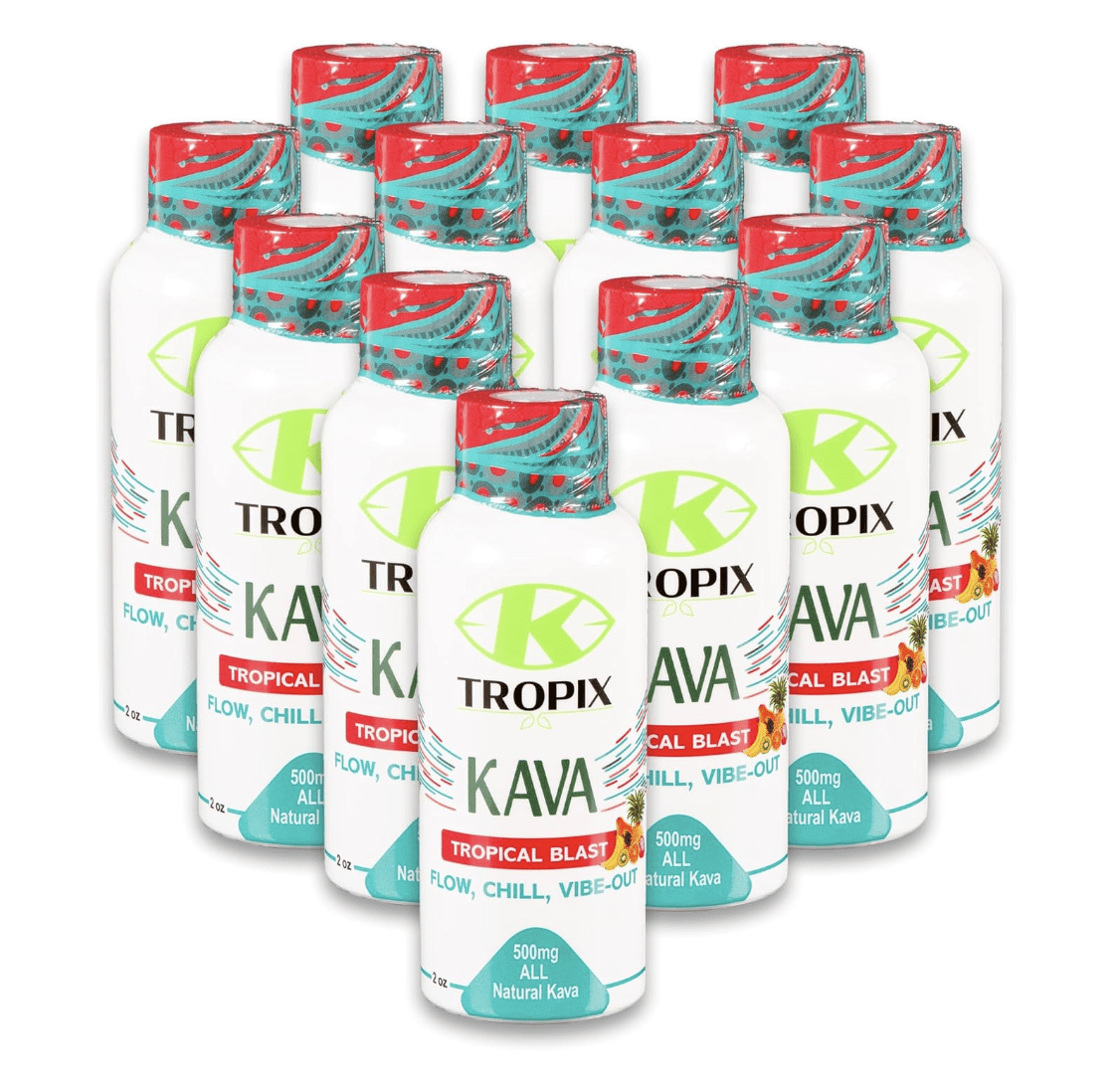 Kava Shot Tropical Blast - Kava Drink - Kava Root Extract Supplement ...