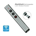 Kavalan Aluminum 2.4G Rechargeable Wireless Presenter, Remote Clicker ...