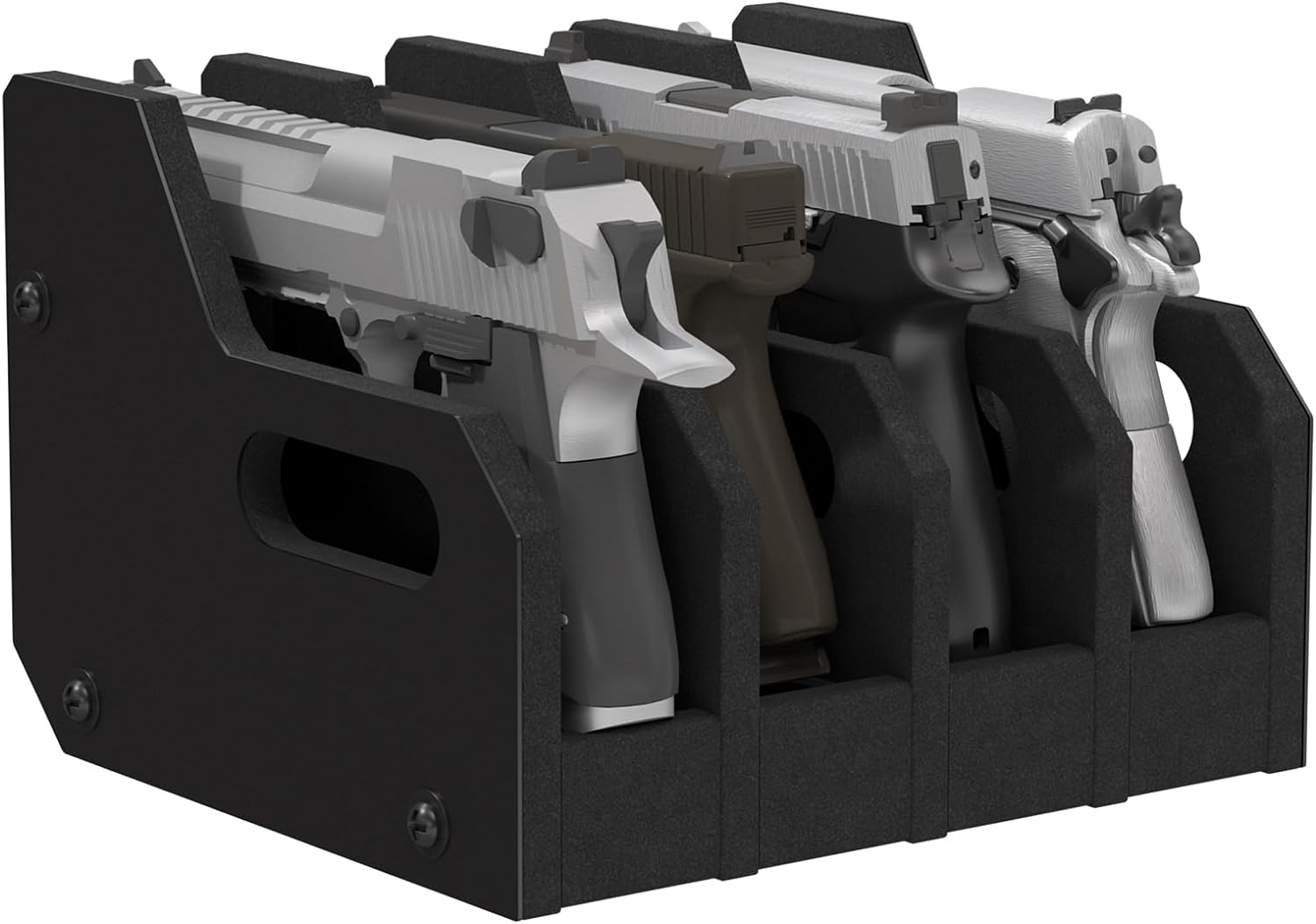 Kavey Gun Rack for Pistol, Pistol Rack for Gun Safe Organizer, Soft ...