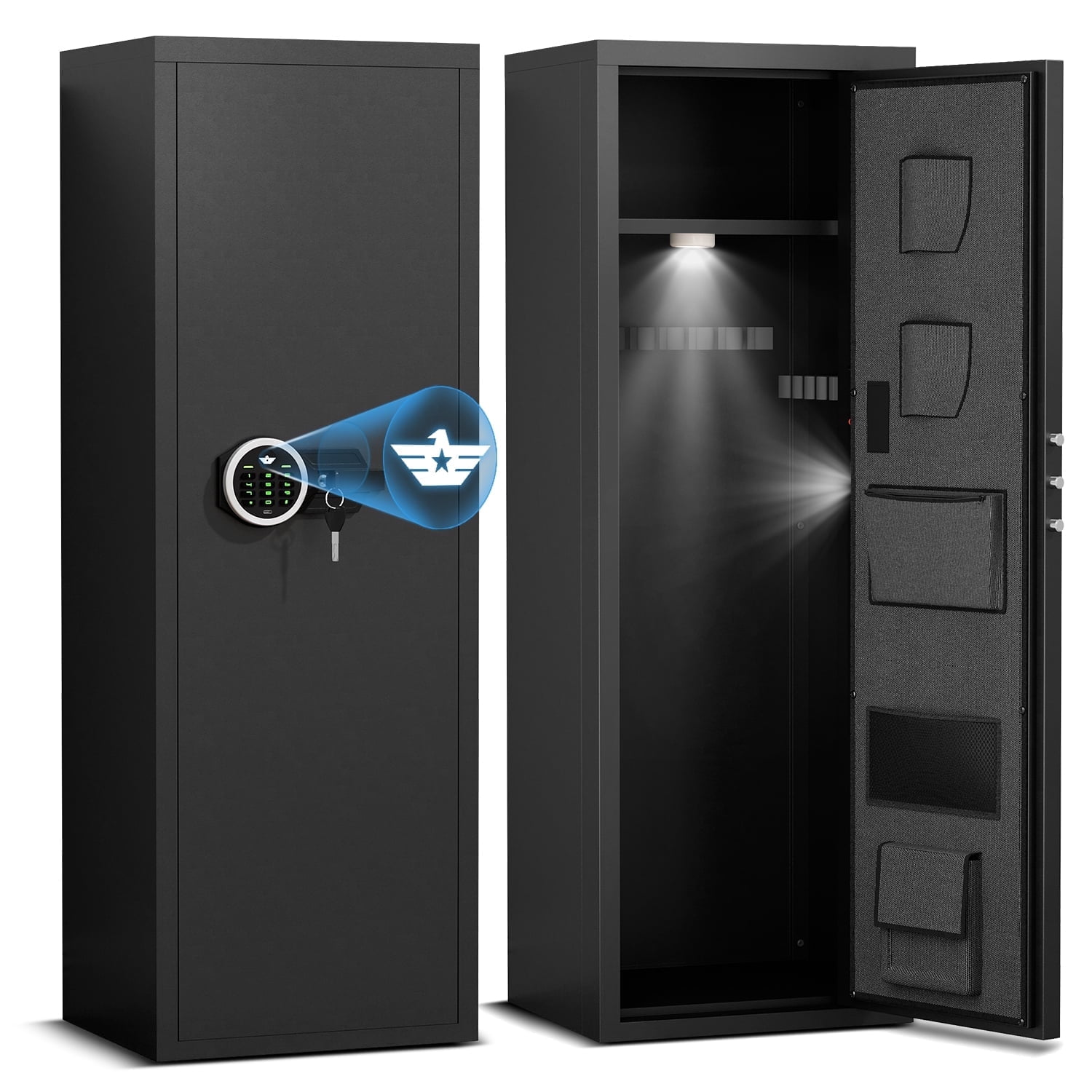Kavey 6-8 Gun Safe for Shotguns, Large Unassembled Gun Safe for ...