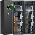 Kavey Digital Gun Safe, Quick Access 3-5 Rifle Safe, Support Frame ...