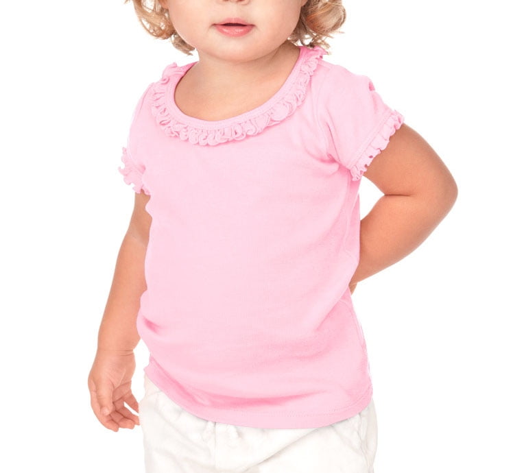Kavio! Infants Sunflower Short Sleeve Top Baby Pink 18M - Walmart.com