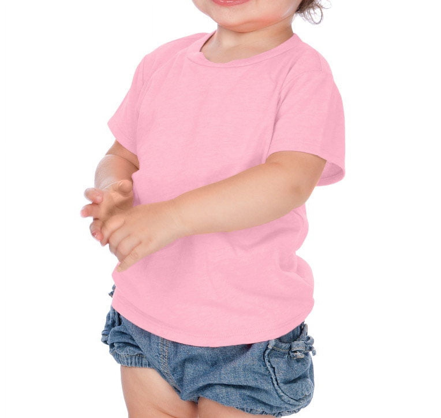 Kavio! Unisex Infants Crew Neck Short Sleeve Tee Bubblegum PinK 12M ...