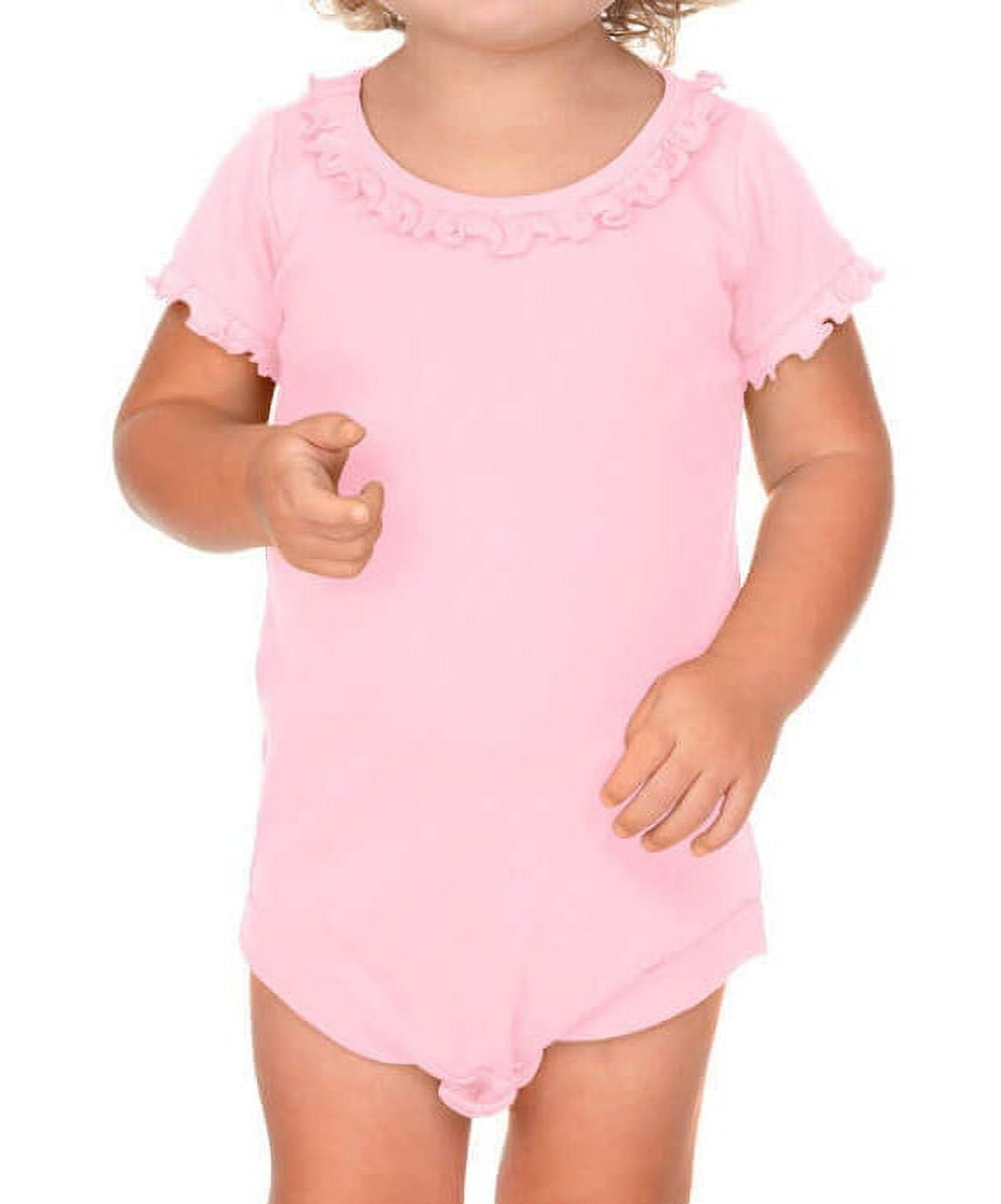 Kavio! Infants Sunflower Short Sleeve Onesie Baby Pink 24M - Walmart.com