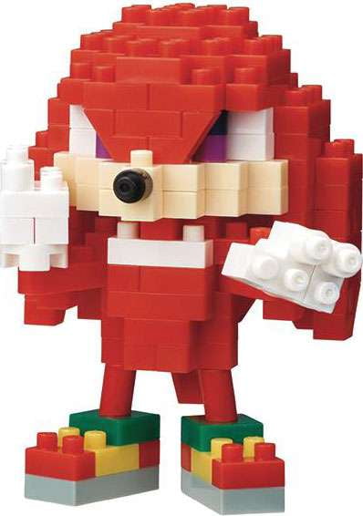 Nanoblock Sonic Collection Series Knuckles Building Block Set (180 ...