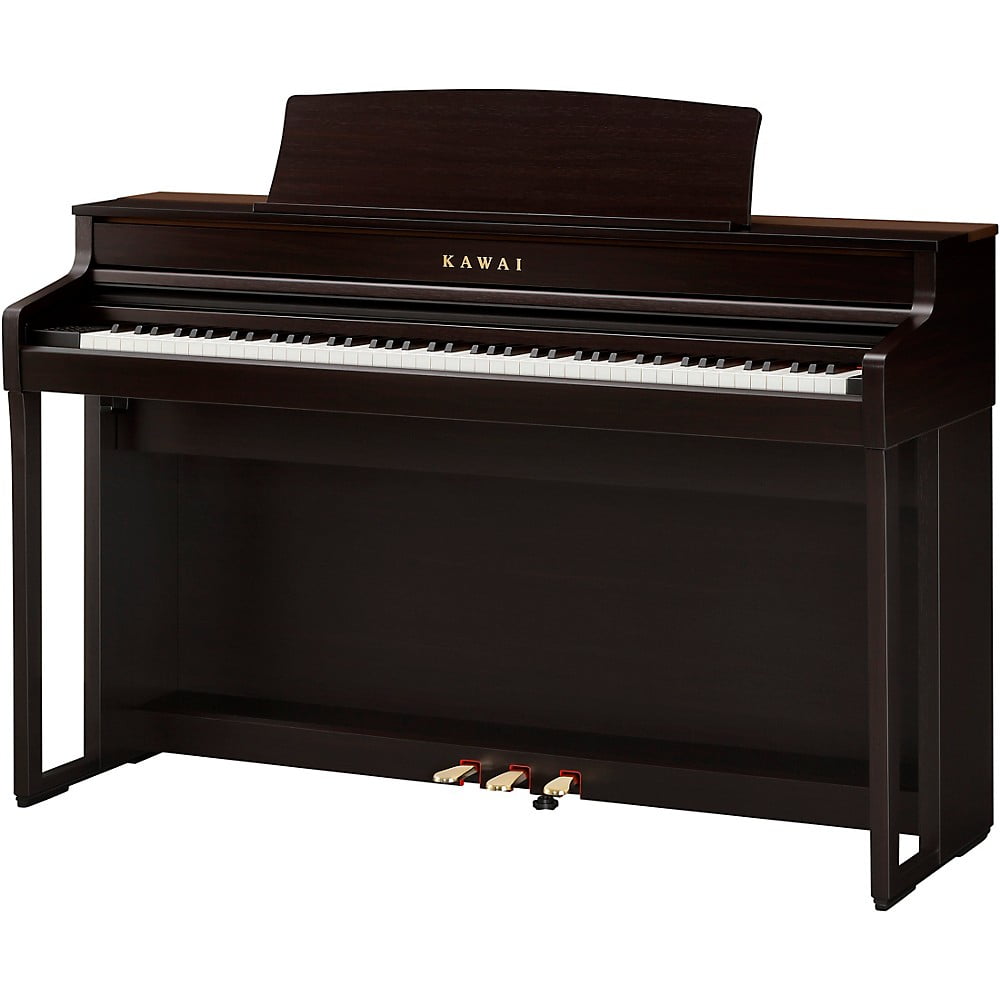 Kawai CA501 88-Key Compact Digital Piano with Bench, Rosewood - Walmart.com