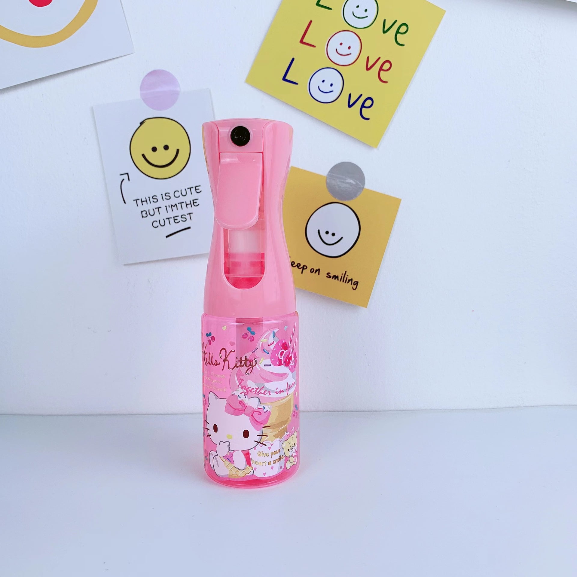 Kawaii 200ml Sanrio Hello Kitty Spray Cartoon Kuromi My Melody Large Capacity High Pressure ...