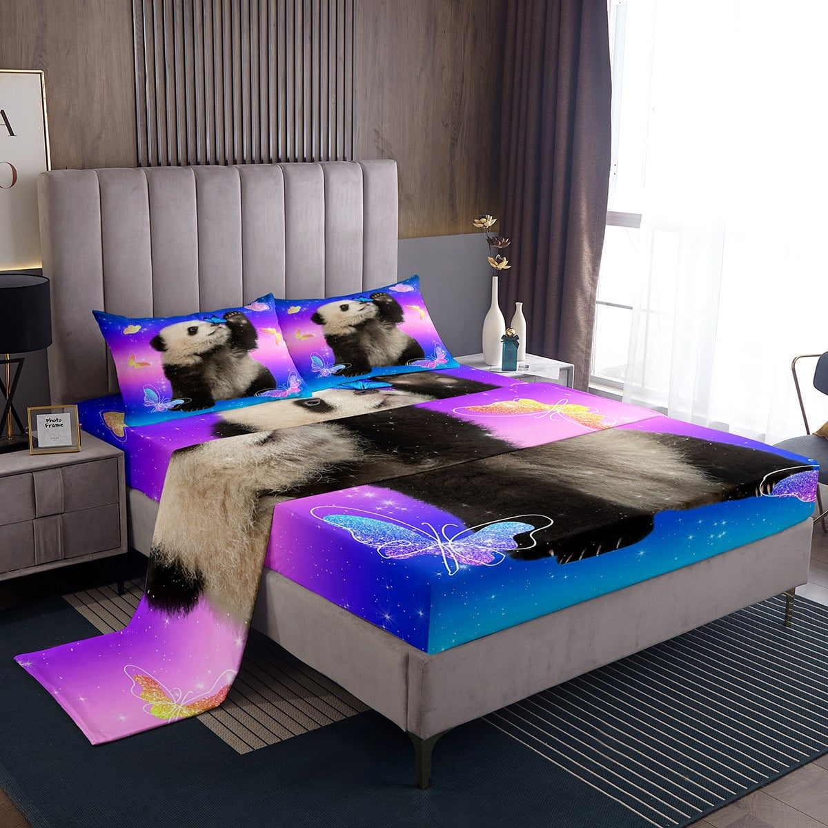 Kawaii 3D Panda Sheet Set ,Lovely Big Cat Bear Sheets Cute Room Decor ...