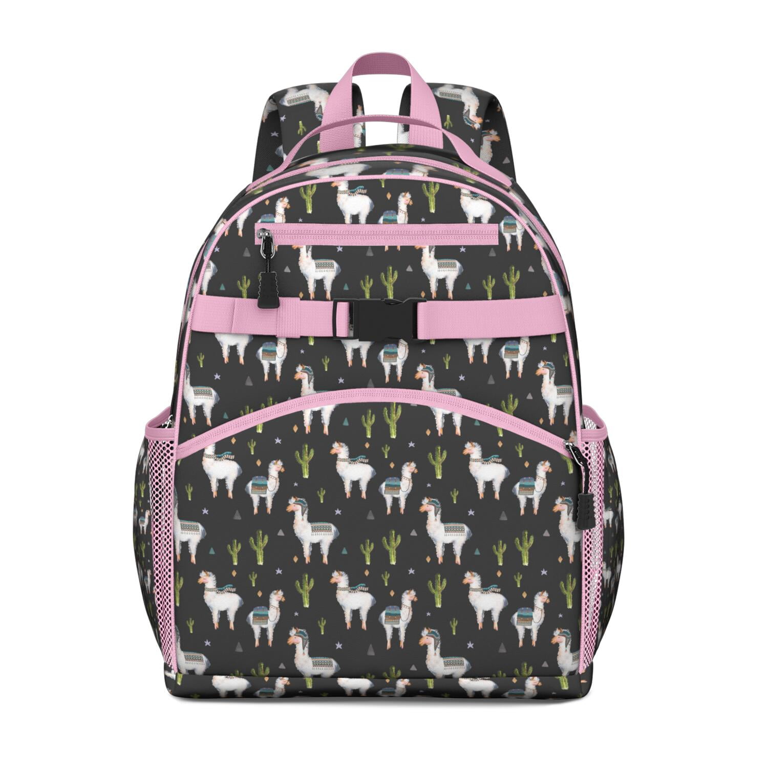 Kawaii Alpaca Toddler Backpack Cute Llama Face Design with Funny ...