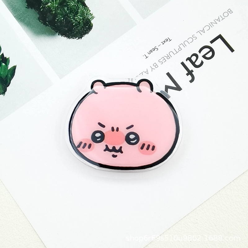 Kawaii Anime Chiikawa Hachiware Usagi Finger Buckle Phone Stand Cartoon ...