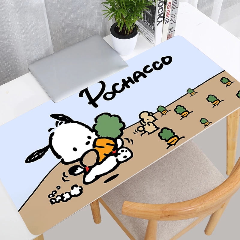 Kawaii Anime Dogs Mouse Pad Laptop Black And White Gaming Keyboard Rug ...